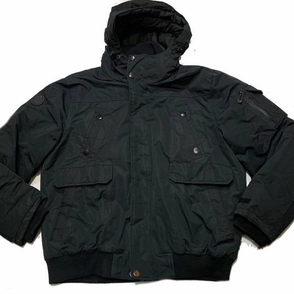 Noize | Jackets & Coats | Noize Black Bomber Hoodie Jacket | Poshmark